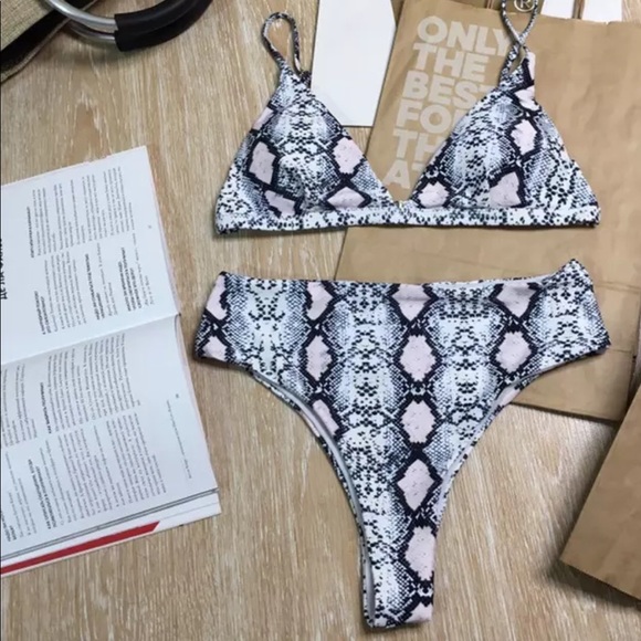 Swim | Snake Print 2 Piece Bikini | Poshmark